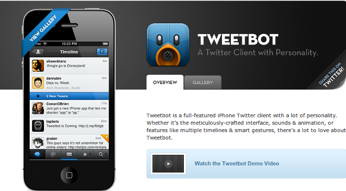 Aplicatia Tweetbot disponibila in AppStore