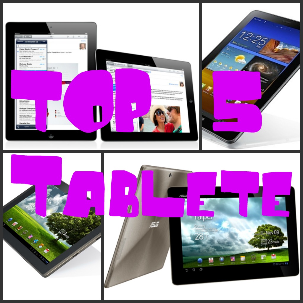 TOP 5: Cele mai bune tablete [aprilie 2012]