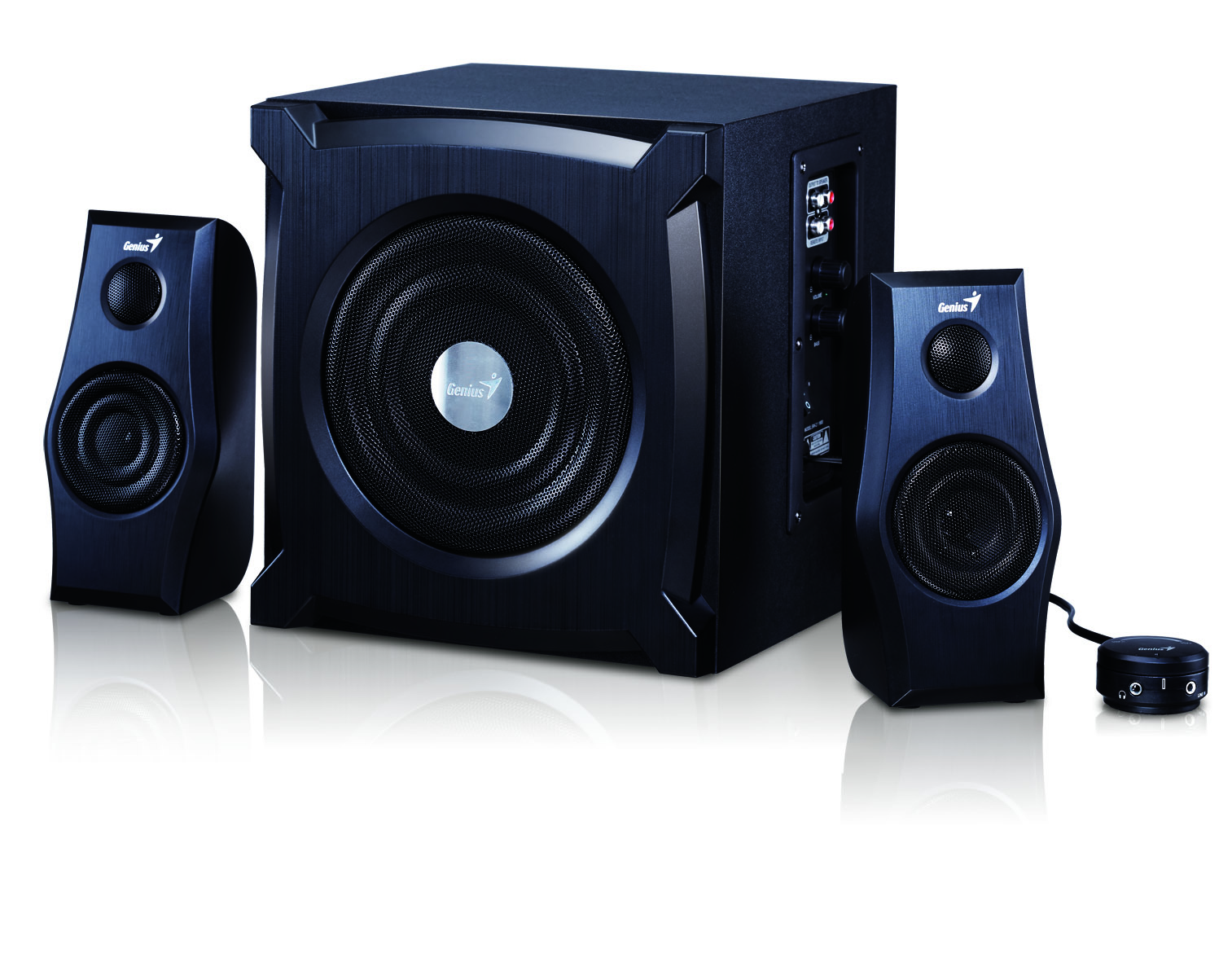 Boxe Genius SW-2.1 1800 - 45 W RMS într-un design elegant