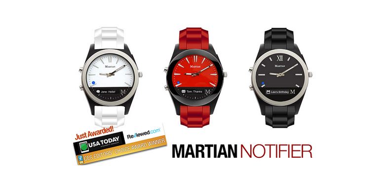 Martian Notifier - ceas cu notificări pentru telefoanele cu iOS și Android