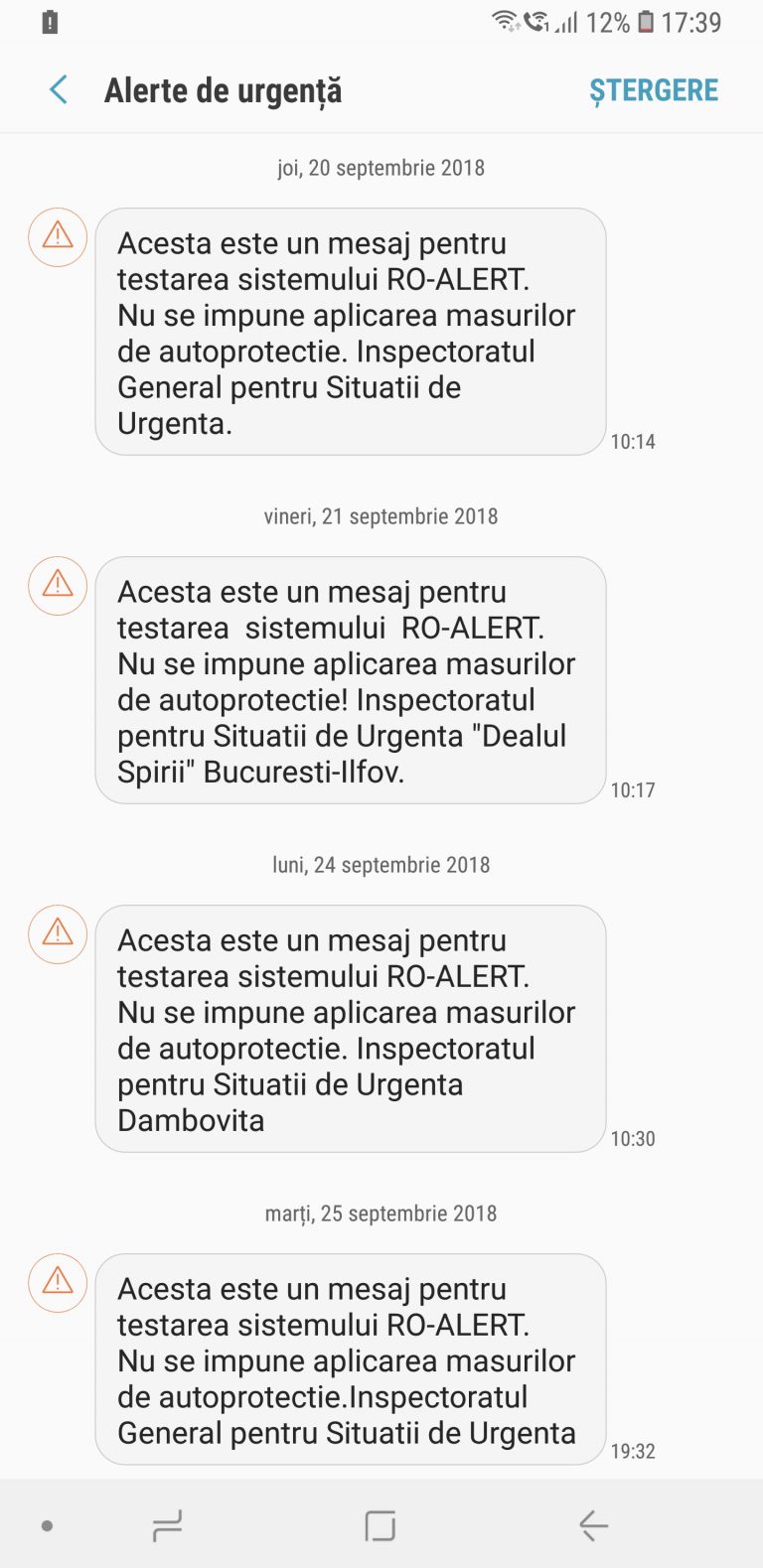 Care este recordul vostru de mesaje RO-ALERT?