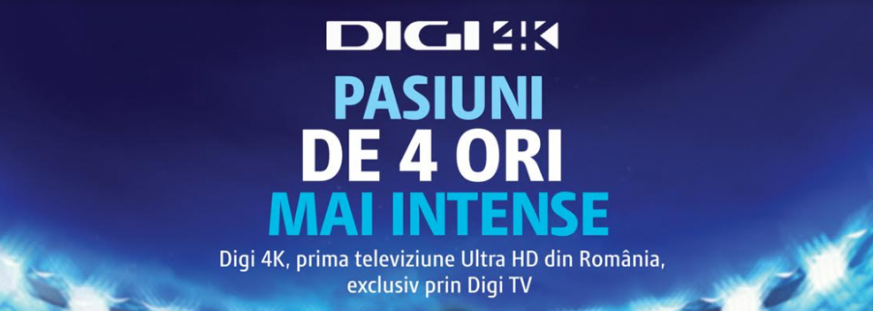 Digi 4K - disponibil din 10 decembrie și programul transmisiunilor 4K ...