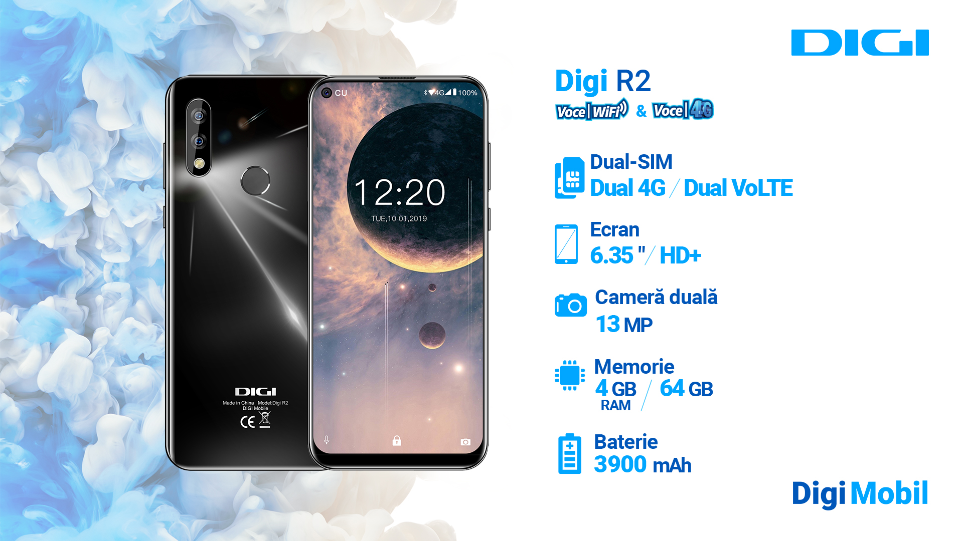 Digi C2, Digi K2 și Digi R2 - specificații actualizate, până la 6 GB ...