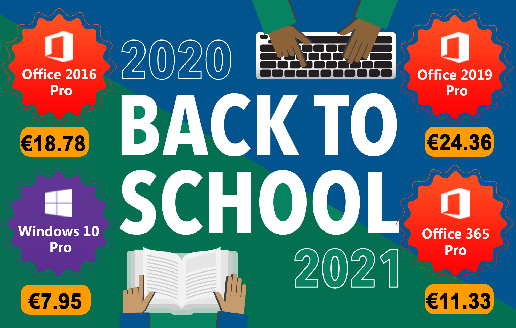 Back to School cu cd-key de Windows 10 la 38 lei