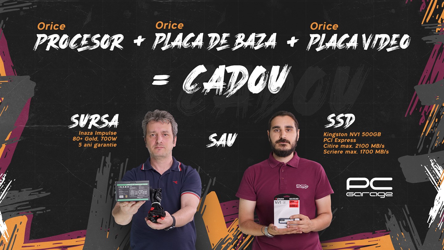 PC Garage te echipează gratuit cu sursă sau SSD când construiești un PC ...