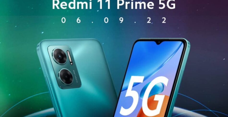 Xiaomi Redmi 11 Prime 5G va fi lansat oficial pe 6 septembrie : Gadget ...