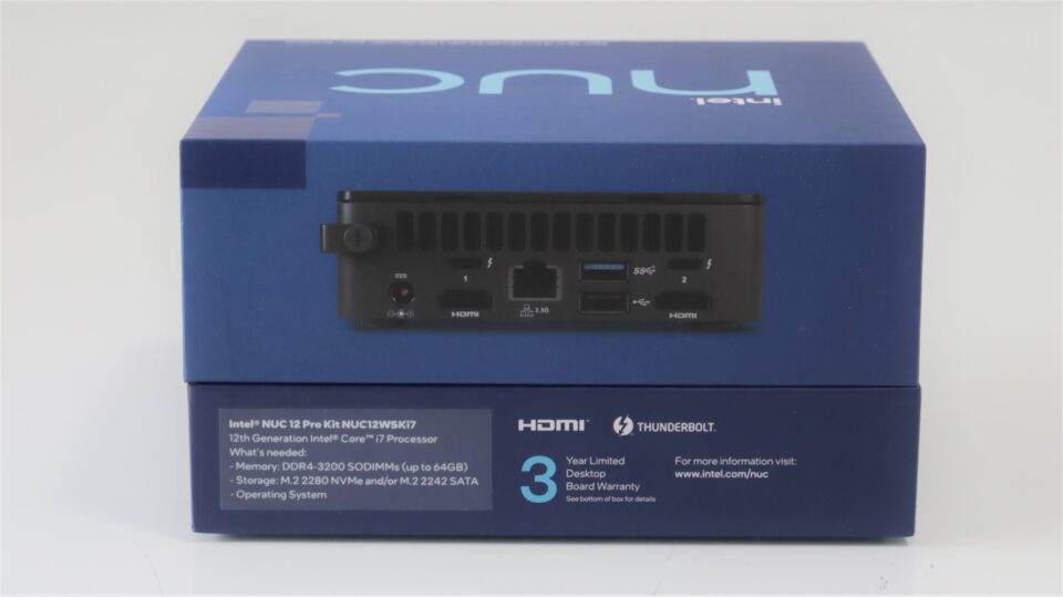 Intel NUC 12 Pro Kit NUC12WSKi7 - review