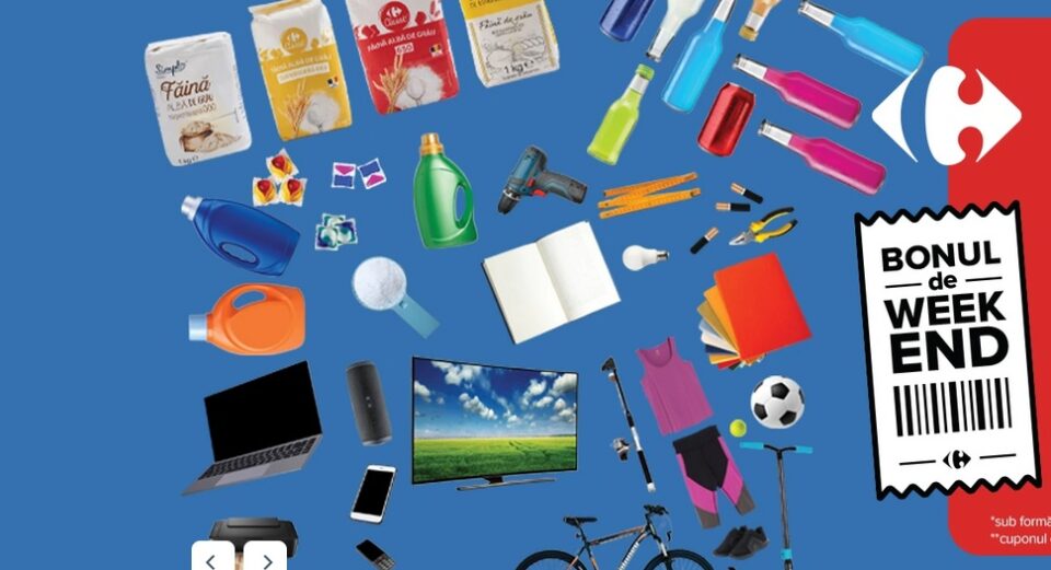 În acest weekend primiţi la Carrefour o reducere de 20% sub formă de ...