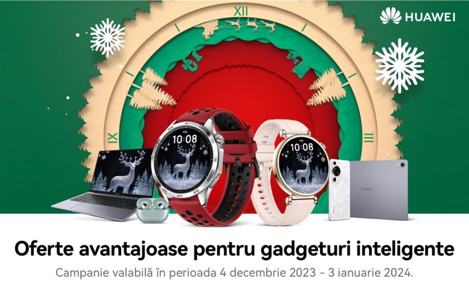 Ce oferte a pregătit Huawei pentru cadourile de Crăciun în ediție 2023?