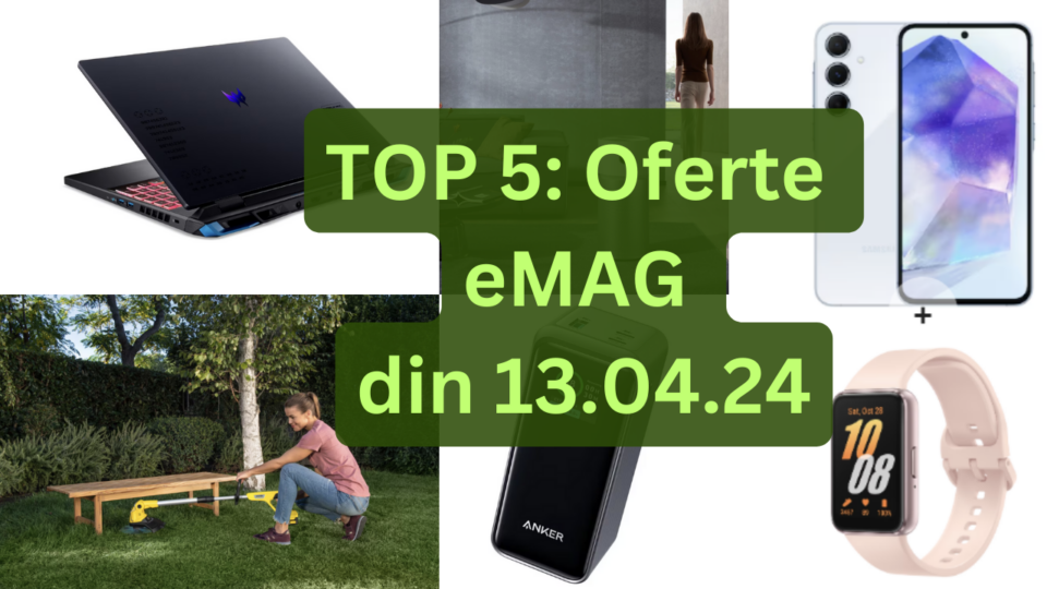 TOP 5: Oferte eMAG din 13.04.24 (cel mai avansat purificator Xiaomi ...