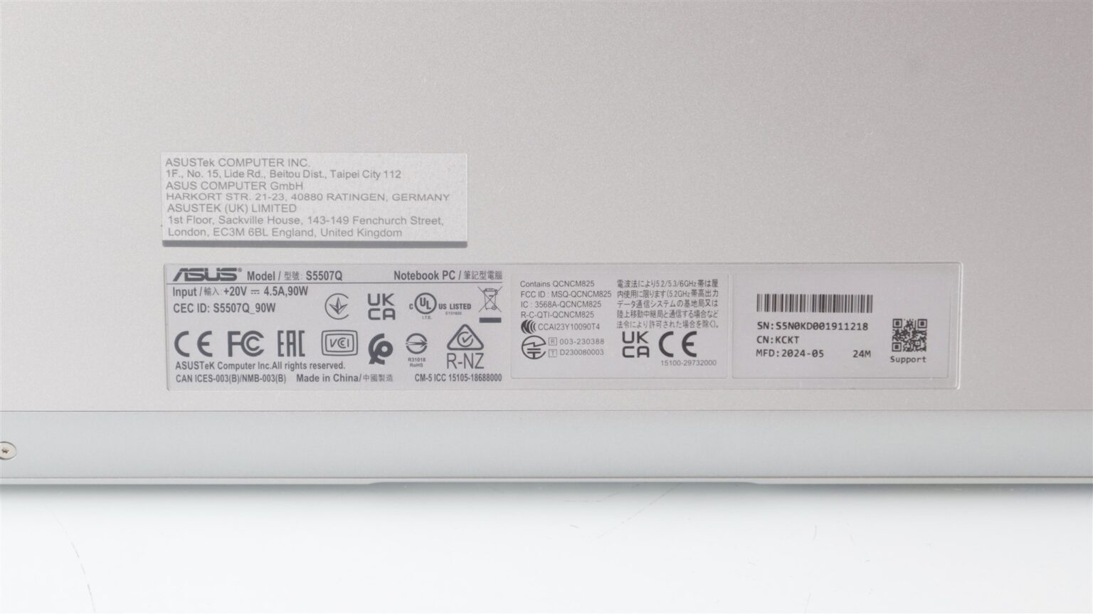 Notebook ASUS Vivobook S 15 S5507Q - review