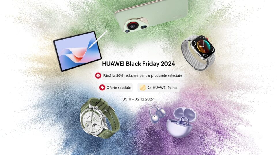 Huawei Black Friday 2024 continuă până pe 2 decembrie cu reduceri și de ...