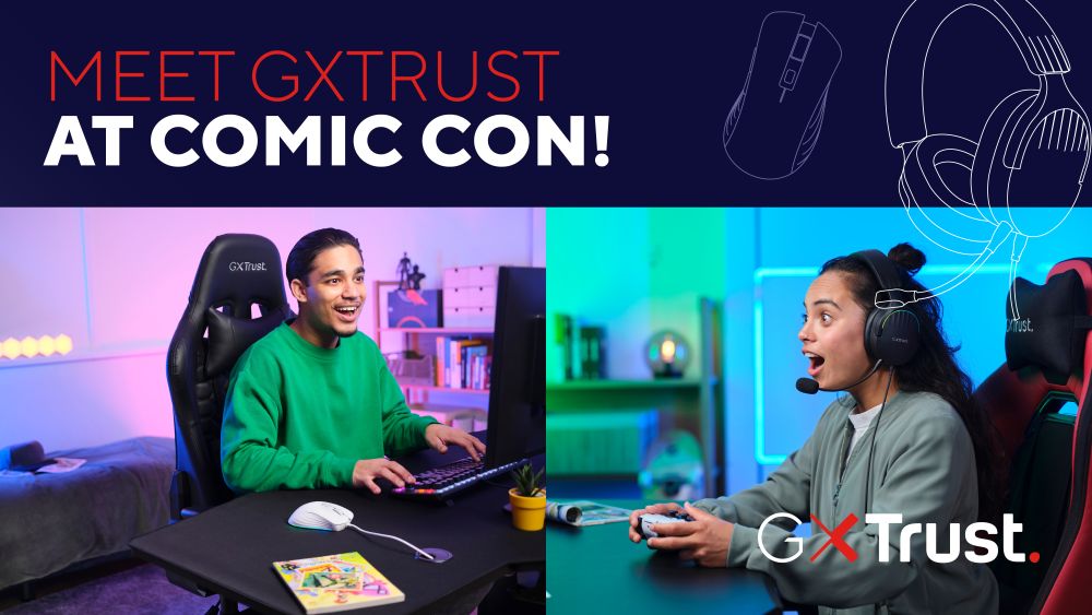 Trust anunță participarea la Comic Con România + Promoție cu -25% pentru produsele din gama GXT ...