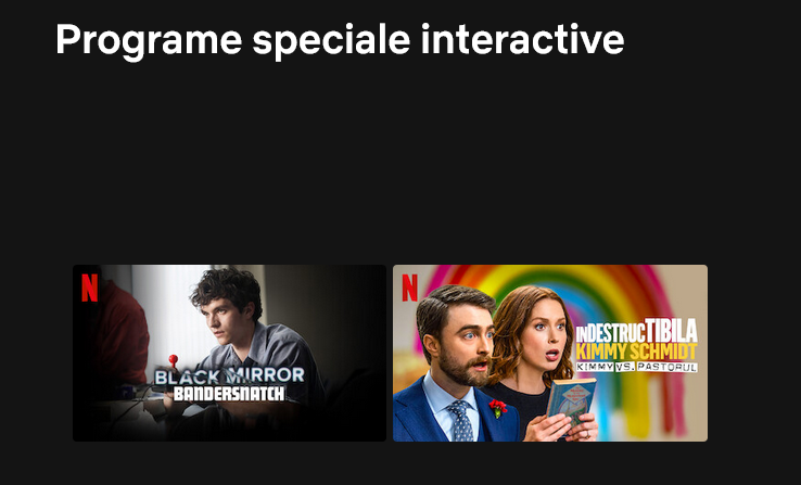 Netflix renunţă la filmele interactive, ultimele două urmând a fi ...