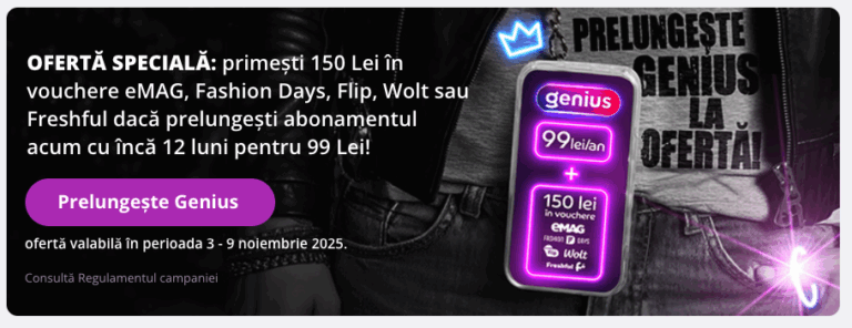 Prima ofertă activată de către eMAG în Black Friday 2025 - Genius la 49 ...